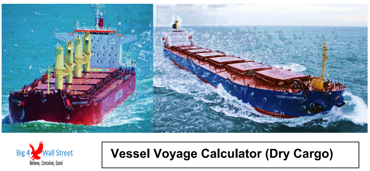 Voyage estimation for Dry Cargo – Excel Business Modeling Solutions